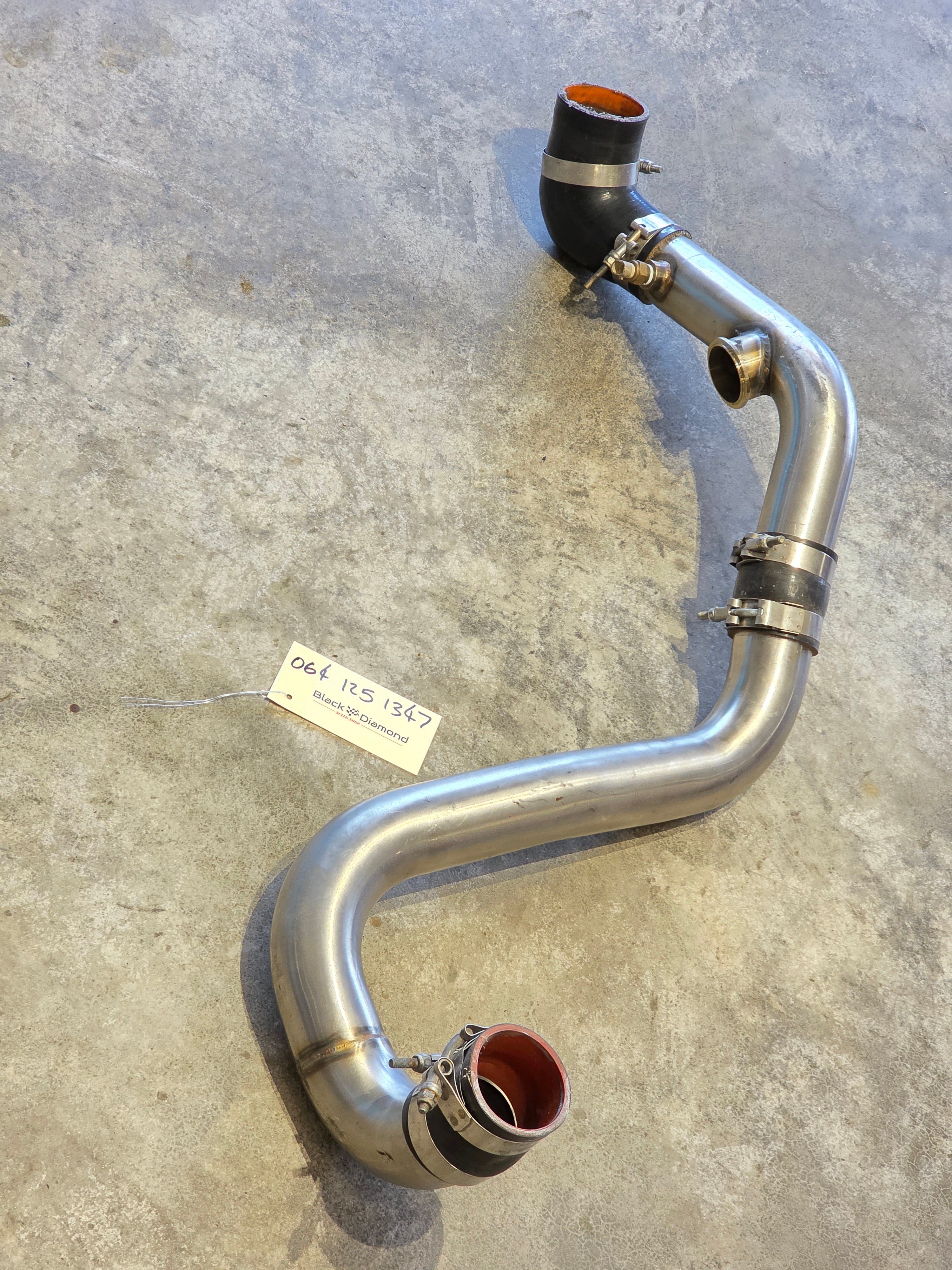 Evo 8-9 Upper Intercooler Pipe – Black Diamond Speed Shop